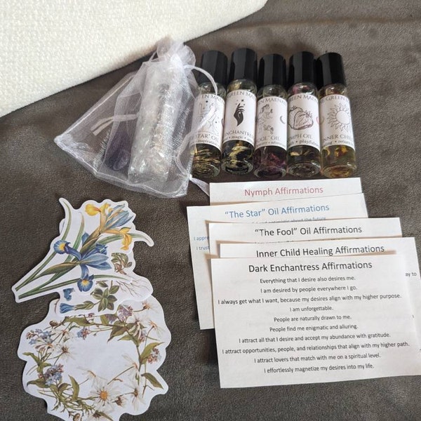 Choose 5 Intention Oils – Ritual Oils, Witchcraft Supplies, Witchy ...