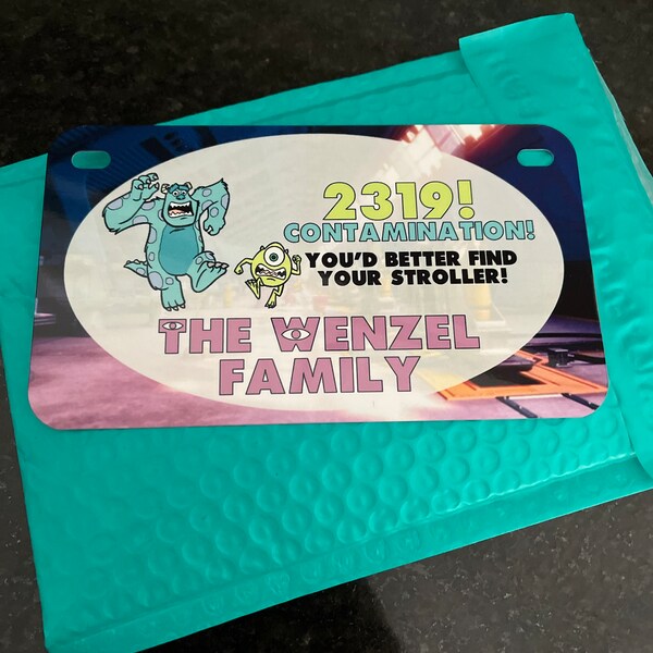 2319 Contamination Stroller Tag Sign - Etsy
