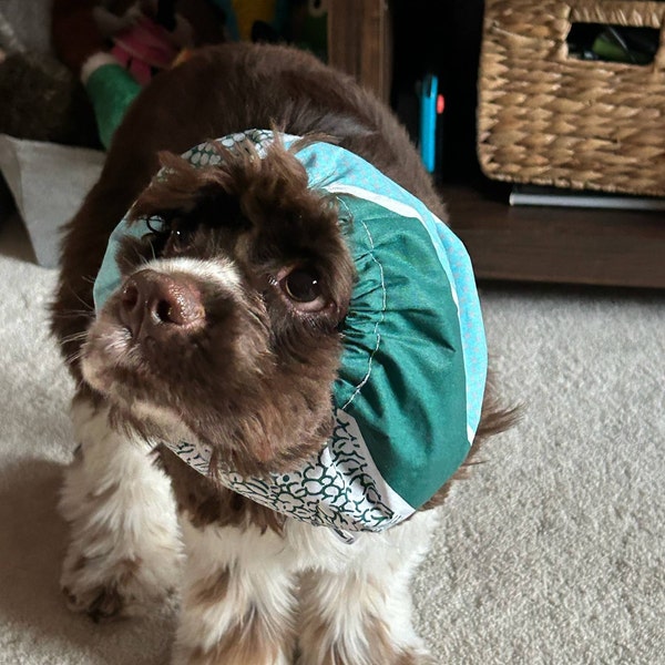 Cotton Dog Snood Handmade Summer Dog Snood Afghan Hound Snood Cocker ...