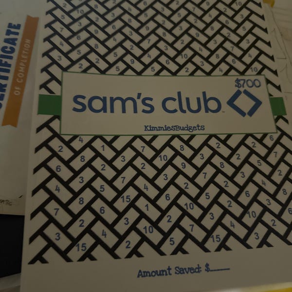 Sam's Club Savings Challenge | Grocery Shopping Savings Challenge ...
