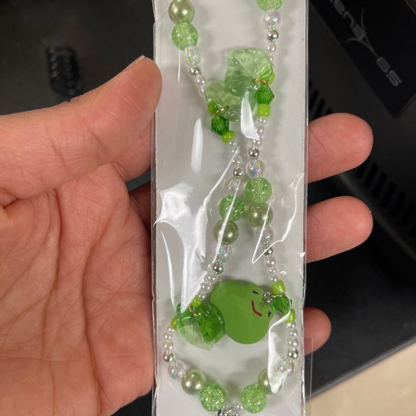 Duck Daisy Phone Strap/duck Daisy Flower Phone Charm/beaded Phone ...