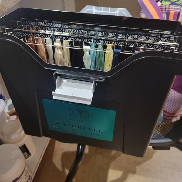 DMC DISCONTINUED Threads (#3880-3895) Hanging File Organizer, Hanging ...