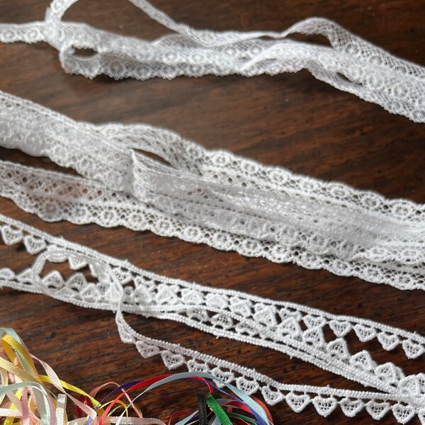 Vintage Lettuce Edge, 1/4, Ruffle Edge, Pink, Rayon, Made in France - Etsy