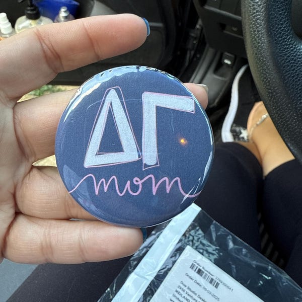 Classic Sorority Mom Gameday Buttons (includes One) - Etsy