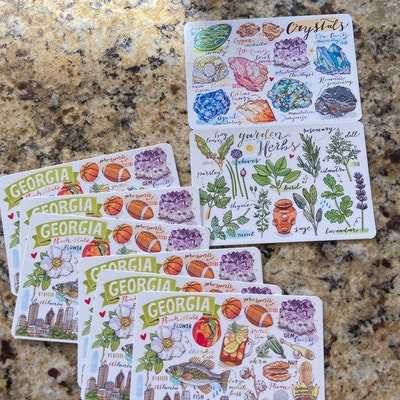 Georgia State Postcard. - Etsy