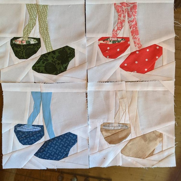 Mushroom Foundation Paper Pieced Pattern by Kohatu Patterns - Etsy