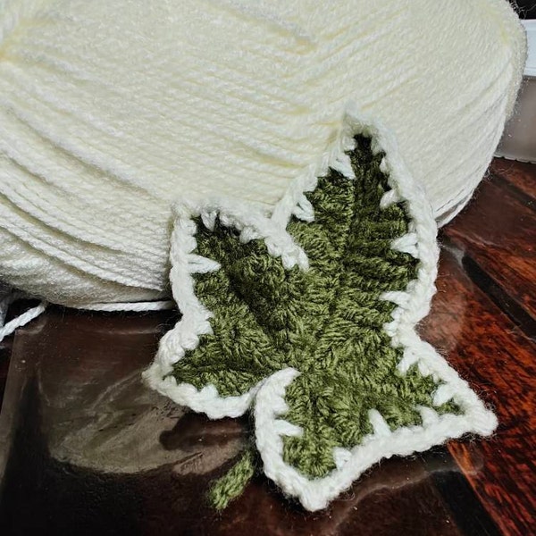 Crochet Variegated Ivy Leaf Applique Pattern (PDF Download) - Etsy