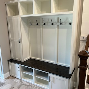 Add-on Fee Solid Dividers Between Cubbies of Entryway Bench - Etsy