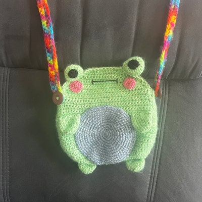 Crossbody Froggy Bag Crochet Pattern, Frog, Toad, Crochet Purse, Kawaii ...