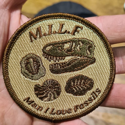 Man I Love Fossils Iron-on Patch - Etsy