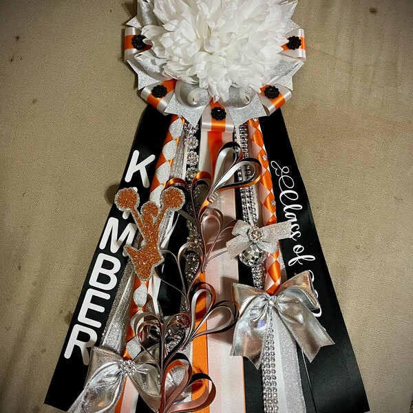 Homecoming Mums Personalized, Senior Homecoming Mums, High School Mums ...