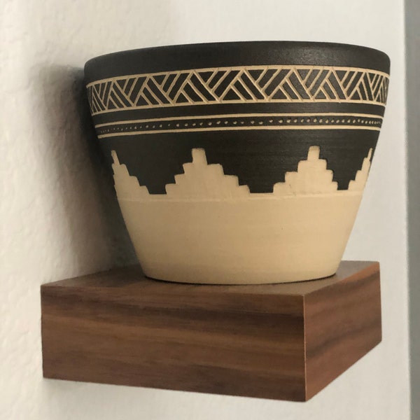 Ceramic Planter Pot Colorful Succulent Aztec Style Planter - Etsy