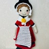 Gwen the Welsh Doll Crochet Amigurumi Pattern Wales Traditional Dress ...