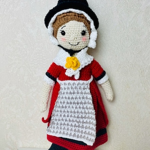 Gwen the Welsh Doll Crochet Amigurumi Pattern Wales Traditional Dress ...