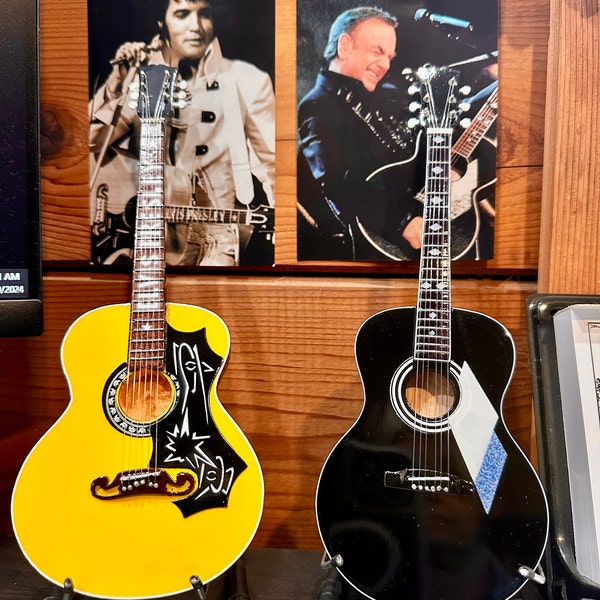 JIMI HENDRIX Monterey Pop Mini Guitar and Stand Display Gift - Etsy