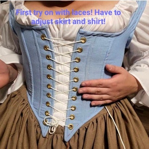 Corset Sewing Pattern Cottagecore Pattern Renaissance Milkmaid Stay ...
