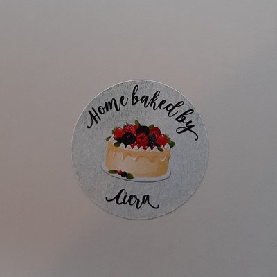 Bakery Box Sticker, Personalized Baking Sticker, Baking Sticker, Baking ...