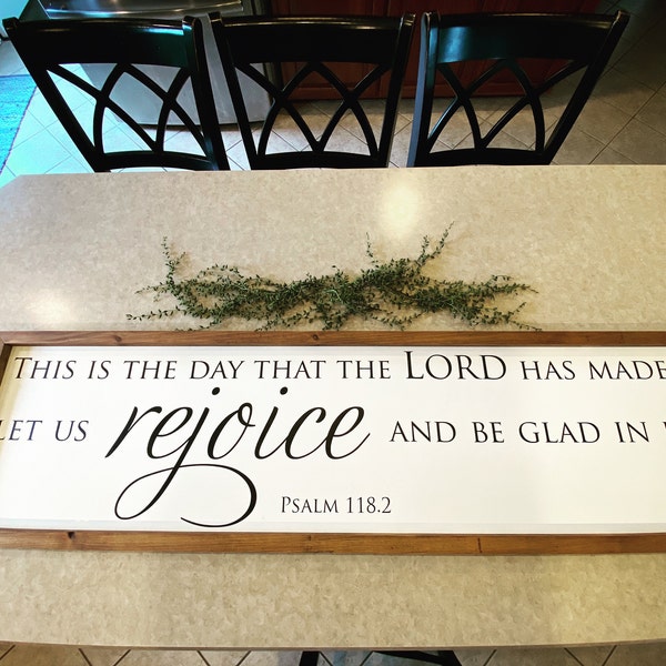 Vinyl Wall Decal | Psalm 118:24 | "this is the Day That the LORD Has ...