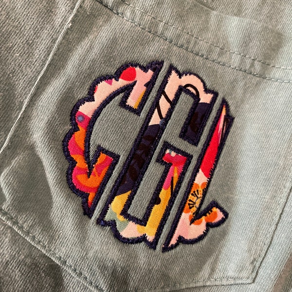 Monogrammed Sweatshirt, Monogram Crew Neck Pullover, Neckline Name ...