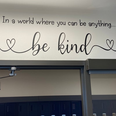 In a World, Teacher Decal, Classroom Decor, Vinyl Wall Decal, Classroom ...