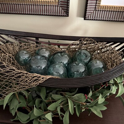 Authentic Used Fishing Net Old Vintage Fish Netting Commercial Recycled ...