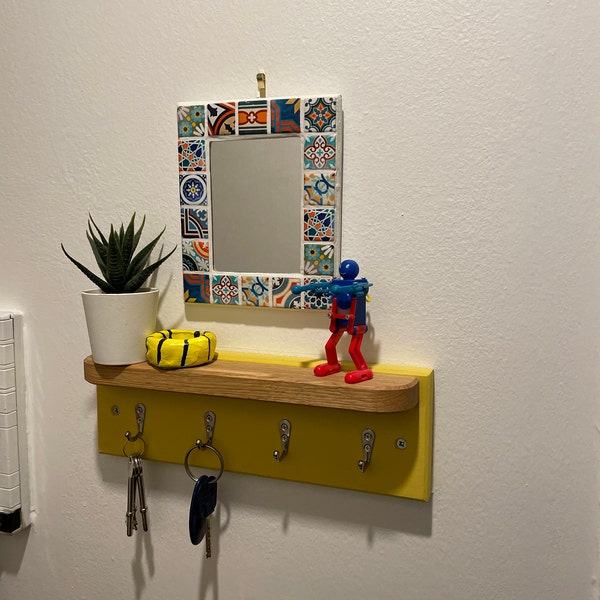 LOVELY Decorative Mirror, MOSAIC, Moroccan Tiles, HANDMADE, Small ...