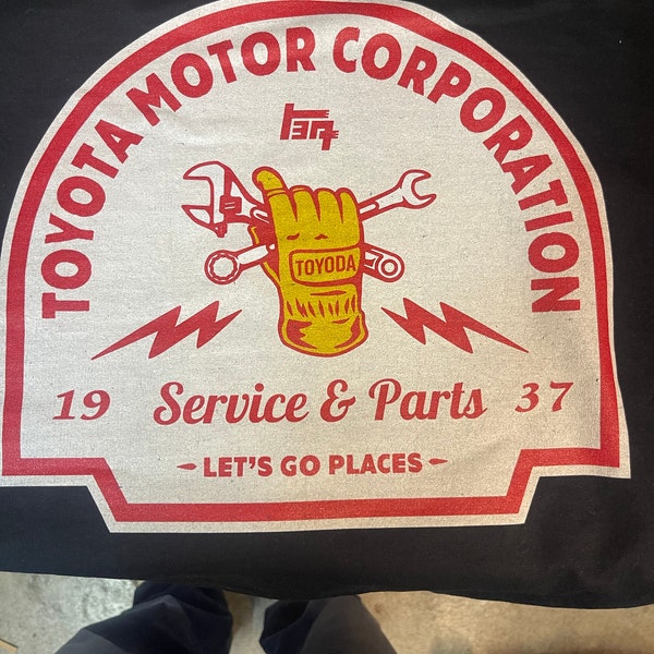 Vintage Toyota Racing Team Graphic Tee, TRD Born to Win Slogan T-shirt ...