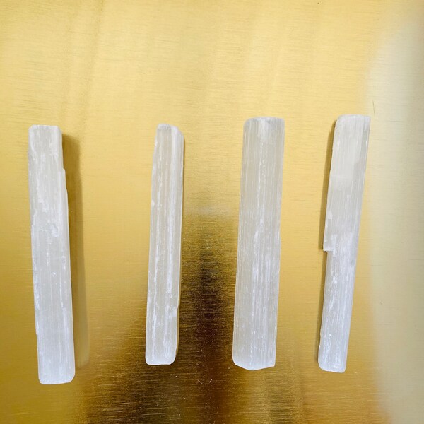 Selenite Sticks - 5" High Grade Sticklets - for Reiki Healing ...