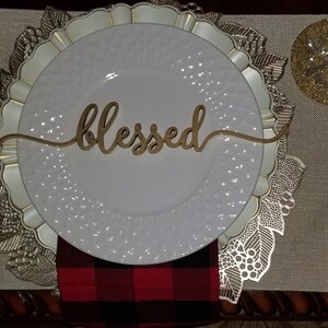 Blessed Place Cards Thanksgiving Place Cards Christmas - Etsy