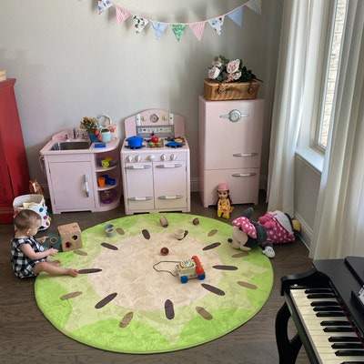 Kiwi Mat Playroom Mat Kid's Rug Playmat - Etsy