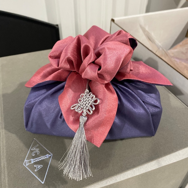 Double Sided Two Tone Packaging Fabric Korean Fabric Asian Wrapping ...