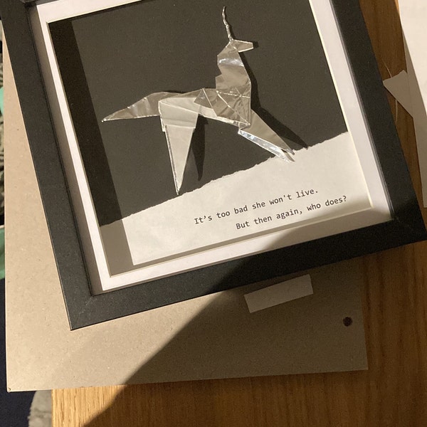 Handmade Origami Blade Runner Unicorn / Paper Unicorn / Eco-friendly ...