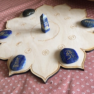 Reiki World Peace Crystal Grid Altar Decoration - Etsy