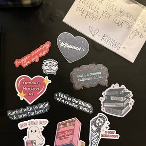 Fantasy Bookstack Sticker / Bookish Sticker / Bookish Merch / Kindle ...