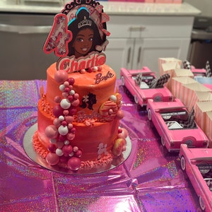 Custom Mario Bro Cake Topper, Birthday Cake Topper, Shaker and Lights ...