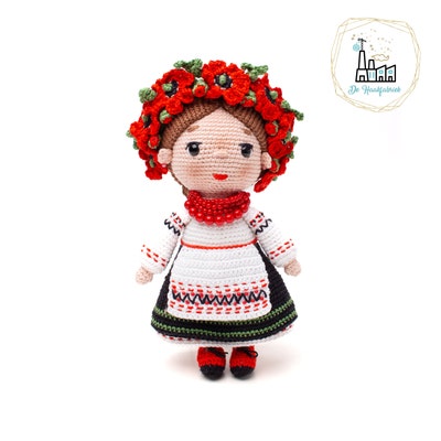 Crochet Pattern PDF. Amigurumi Toys Patterns. Ukrainian Doll Crochet ...