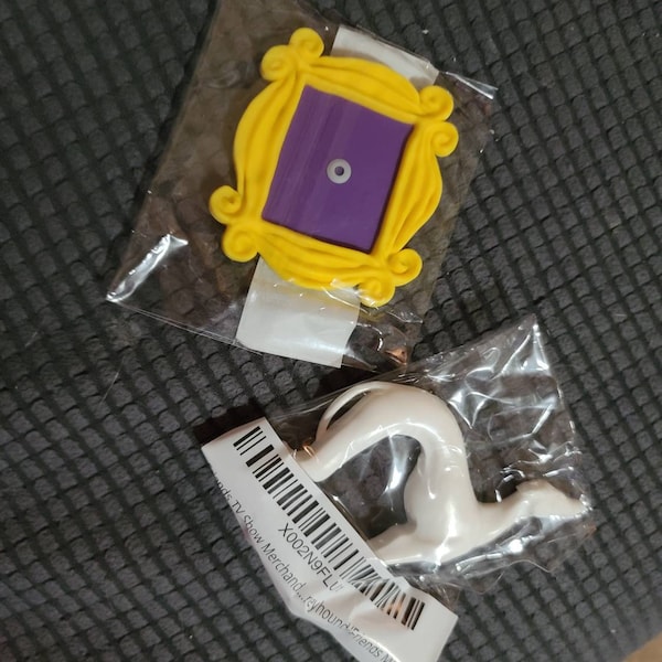 Friends Magnet Set/ White Greyhound/ Friends Themed Gift/ Friends Frame ...