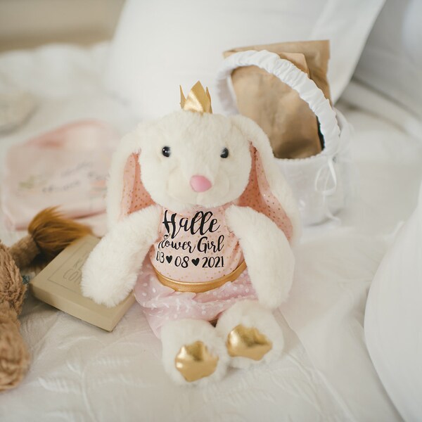 Flower Girl Gift, Wedding Gift, Bridesmaid Gift, Flower Girl Proposal ...