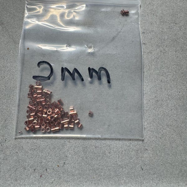 25 Copper Crimp Tubes in 5 Sizes - Best Commercially Made - 100% ...