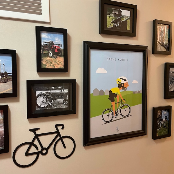 Tour De France Cycling Print Bicycle Poster Tour De France Poster Bike ...