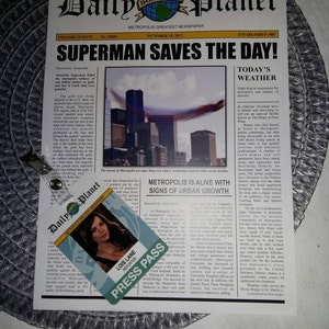 Supergirl CATCO Magazine Fan Art Front Page - Etsy