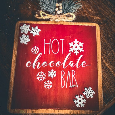 Full Sheet of Christmas Themed Rae Dunn Inspired Decals Free Shipping W ...