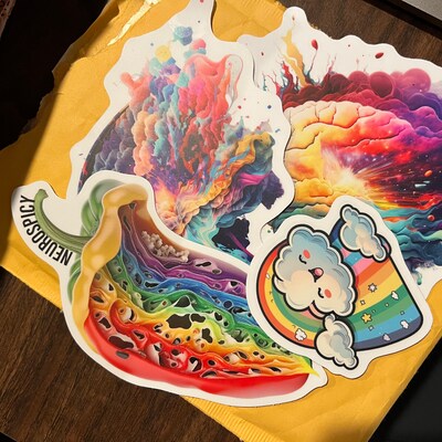 Neuro Flowers, Rainbow Brain, Autism Art, Inclusion Digital Download ...