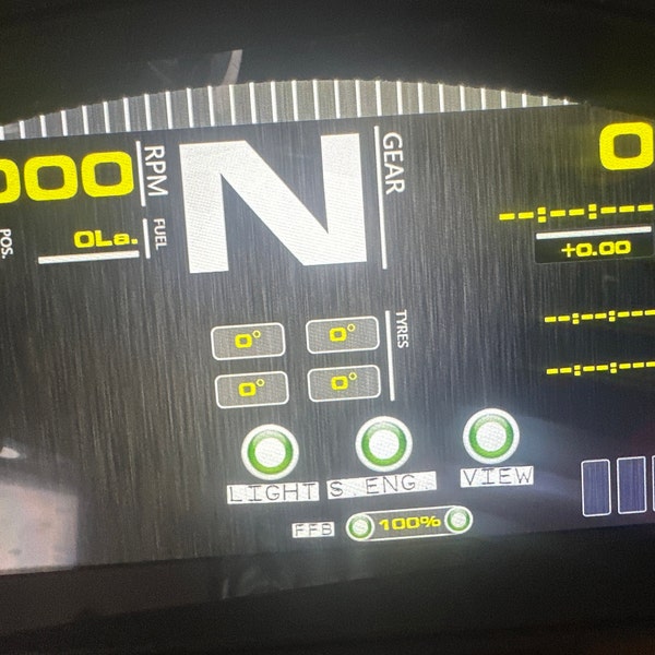 Sim Racing Dashboard Ddu Touchscreen Display Leds RPM Simhub, PSR GT 5. ...