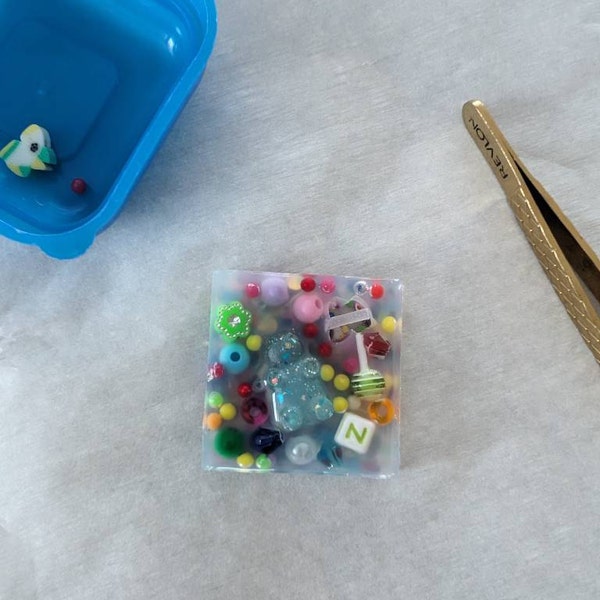 Charmed and Bright Silicone Picky Pad Picking Fidget Toys Beads and ...