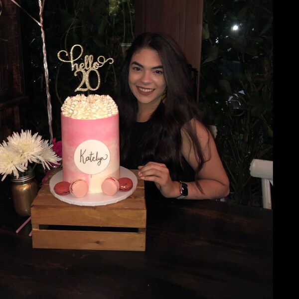 Hello 20 Cake Topper, Happy 20th Birthday Cake Topper, Happy 20th Party ...