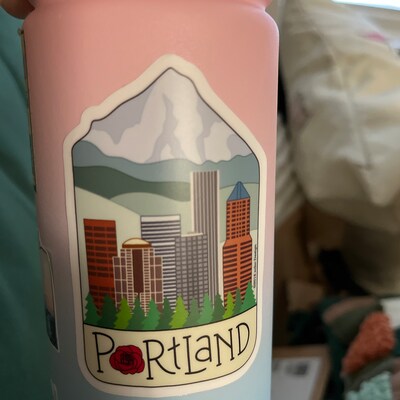 Portland City Vinyl Sticker / Downtown Portland Oregon Sticker ...