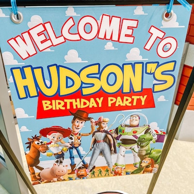 Toy Story Welcome Sign toy Story Decorations Printable Toy Story ...