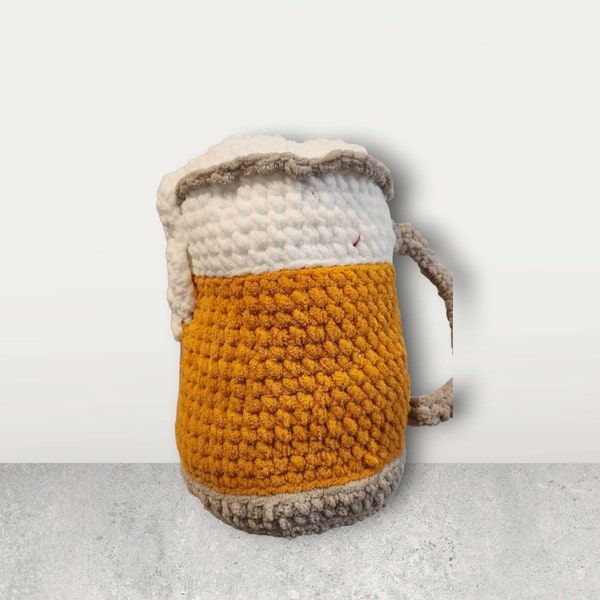 No/low Sew Mini & Mega Beer Mug Crochet Pattern PDF - Etsy