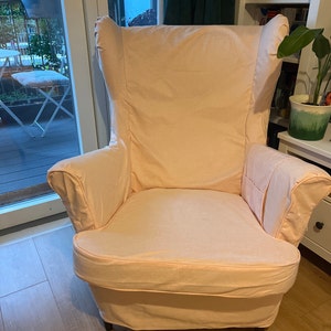 Strandmon Cover, Ikea Strandmon Wing Chair Cover, Strandmon Slipcover ...